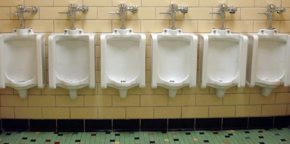Finally men can pee in peace, thanks to new urinal privacy cape